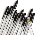 SULOLI Black Biro Pens,10PCS Black Biros Black Ballpoint Pens Home ...
