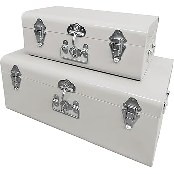 Beautify Extra Large Storage Trunks Set of 2 Chests for Bedroom, Living ...