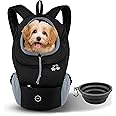 PUPSIE Pet Travel Dog Backpack Carrier, Head-Out Design, Breathable ...