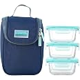 Buy KAIROS Glass Trio Lunch Box with Bag | Glass Container Lunch Box ...