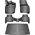 Amazon.fr : ELMASLINE Lot de tapis en caoutchouc 3D et bac de coffre pour VW Tiguan 3 (2023-2025 ...