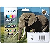 Epson 24XL Light Cyan Elephant High Yield Genuine, Claria Photo HD Ink ...