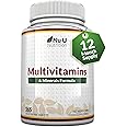 Multivitamin Tablets for Men & Women - 365 Tablets - 1 Year Supply - 25 ...