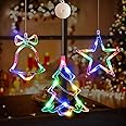 LYUBASA [Timer] 3Pcs Christmas Window Lights Decorations, Battery ...