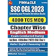 Buy SSC CGL 2023: 4000 TCS MCQ chapter wise with detailed explanation English medium Book Online ...