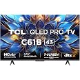 TCL 108 cm (43 inches) 4K Ultra HD Smart QLED Google TV 43C61B (Black ...