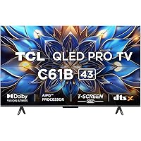 TCL 108 cm (43 inches) Bezel-Less Series 4K Ultra HD Smart LED Google ...