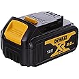 DEWALT DCB182-XJ 18V XR Lithium-Ion Battery, Black/Yellow, 4.0Ah ...