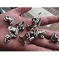 10 x Mini Bulldog Clips Letter Clips Grip Clips Chrome 22mm : Amazon.co ...