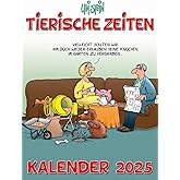 Uli Stein Streifenkalender 2025: Monatskalender für die Wand: Praktischer Terminplaner zum ...