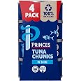 Princes Tuna Chunks in Brine Pack, 145 g (Pack of 4) : Amazon.co.uk ...