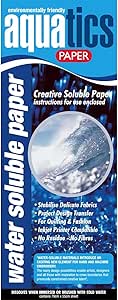 Water Soluble Paper - Dissolves Away in Water - 79cm x 55cm Sheet ...