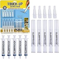 Zayookey 4pcs Touch up Paint Pen, 5ml+6ml Fillable Brush Pens for ...