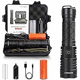 nulmvic Torches Led 500000 Lumens Super Bright Rechargeable Tactical ...