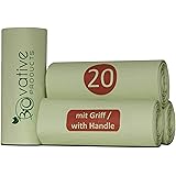 Purio 20 x 15 Litre Compostable Food Waste Caddy Bin Liners ...