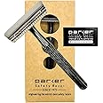 Parker Safety Razor, Model 78R 3-Piece Closed Comb Safety Razor with 5 ...
