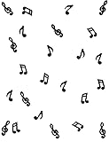 Amazon.de: Streudeko Mini Noten & Notenschlüssel in weiss für Musiker ...