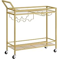 spot on dealz® Drinks Trolley Kitchen Island Bar Cart Trolley Serving ...