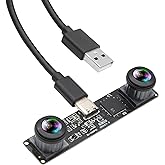 MMlove USB Stereo Camera Module 1200P 60FPS Global Shutter Synchronous ...
