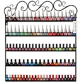 YUDA DIY Nail Polish Wall Mounted Shelf Storage 100 Bottles Essential ...