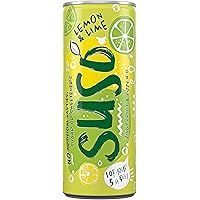 Suso Sparkling Lemon and Lime Cans - 24x250ml : Amazon.co.uk: Grocery