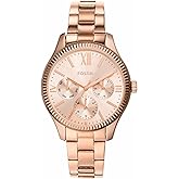 Fossil Analog Rose Gold Dial Women's Watch-ES2859 : Amazon.in: Watches