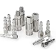 Noosverl 12 Pcs Air line Connectors, 1/4 Male Airline Fittings, Air ...