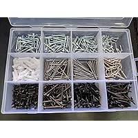 KT Hardware Solutions Multipurpose 720 Pieces Home DIY Steel Screws ...