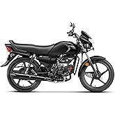 Hero Hf Deluxe 24 BS6 (DRSC) I3S FI Bike Black-Grey Stripe Booking For ...