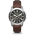 Fossil Grant Chronograph Black Dial Men's Watch-FS4813 : Fossil: Amazon ...