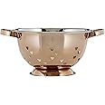 Premier Housewares Colander with Hearts Design, Rose Gold, 24 x 24 x 13 ...
