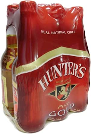 Hunters Cider Gold 6 x 340ml bottles - South African Cider - Cider from ...