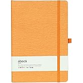 COMMA Abaca – A5 Size – Hard Bound Notebook with Elastic Band Closure ...