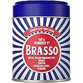 Brasso Wadding x 2 & Silvo Wadding x 2 Metal Polish For Brass, Copper ...