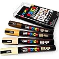 POSCA - PC-5M - Paint Marker Art Pens - 1.8-2.5mm - Sunrise Tones Set ...