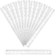 Construction Protractors 20-Pack 360° Protractors - Clear Plastic Math ...