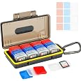 Kiorafoto SD Card Holder Case with 36 Pack 3 Colors Clear Plastic SD ...