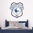 Beautiful Game Official Cardiff City Football Club Crest Wall Sticker ...