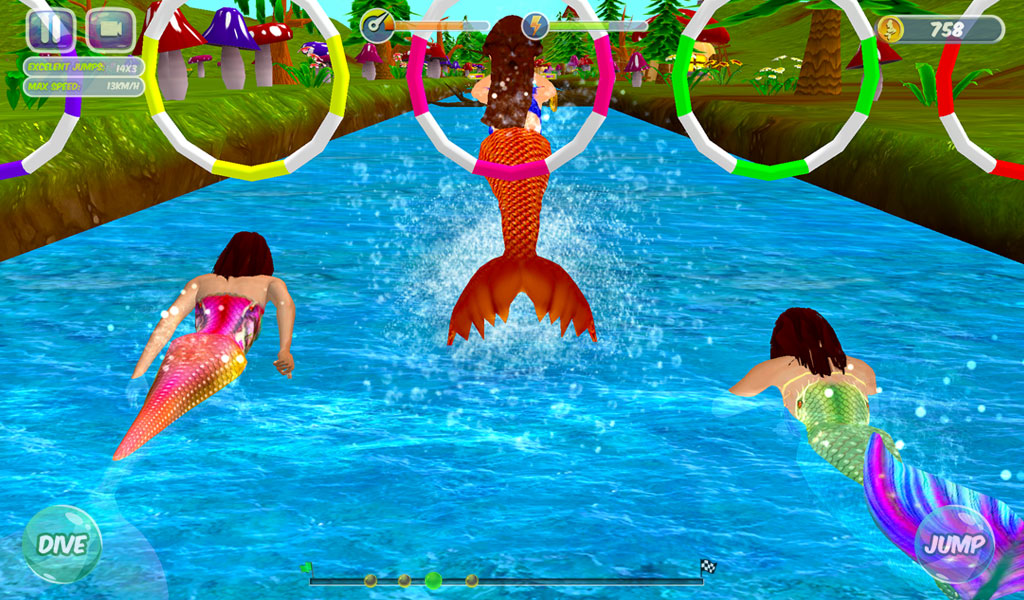 Fancy Mermaid Race Adventures: Amazon.de: Apps für Android