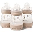 MAM Easy Start Anti-Colic Baby Bottles | 3 Pack (3 x 160ml) | Self-Sterlising Baby Milk Bottle ...
