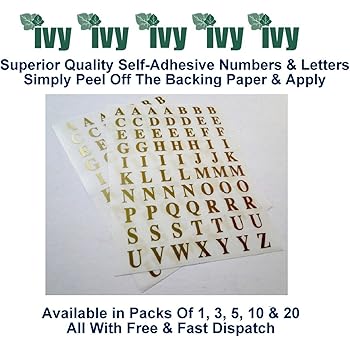 Ivy Self Adhesive Sticky Label Stickers Labels Pack Of 3 - 10mm 140 ...