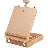 M.J COMFY-LIFE Adjustable Table Easel Box - Beechwood Art Supplies ...