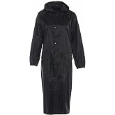 Mens Womens Long Waterproof Trenchcoat Cagoule Raincoat Kagool Kag Mac ...
