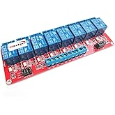 AEDIKO 8 Channel Relay Module DC 5V Relay Board with OPTO-Isolated ...