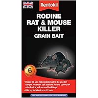 Rentokil Rodine Mouse & Rat Killer Grain Bait Pack of 6 Sachets : Amazon.co.uk: Garden