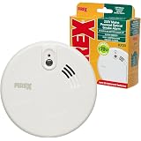 White Firex Smoke Alarm 4870 (Kidde, ) Dual voltage power supply with ...