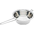 KitchenCraft Stainless Steel Colander with Long Metal Handle, 20 cm (8 ...