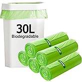 Solution Green 30L Biodegradable Bin Bags with Handles | Compostable ...