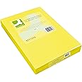 Q-Connect Bright Yellow Coloured A4 Copier Paper 80gsm Ream (Pack of ...