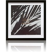 pf+a REAL GLASS 12x12" Picture Frame Black | 8x8 Frame With Mount ...